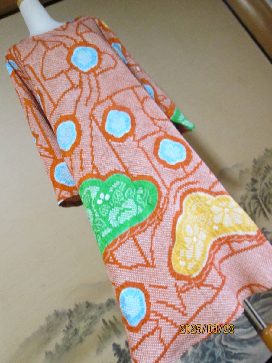 Yahoo!オークション - 豪華絢爛 新品未仕立ての正絹総絞り振袖から華や...