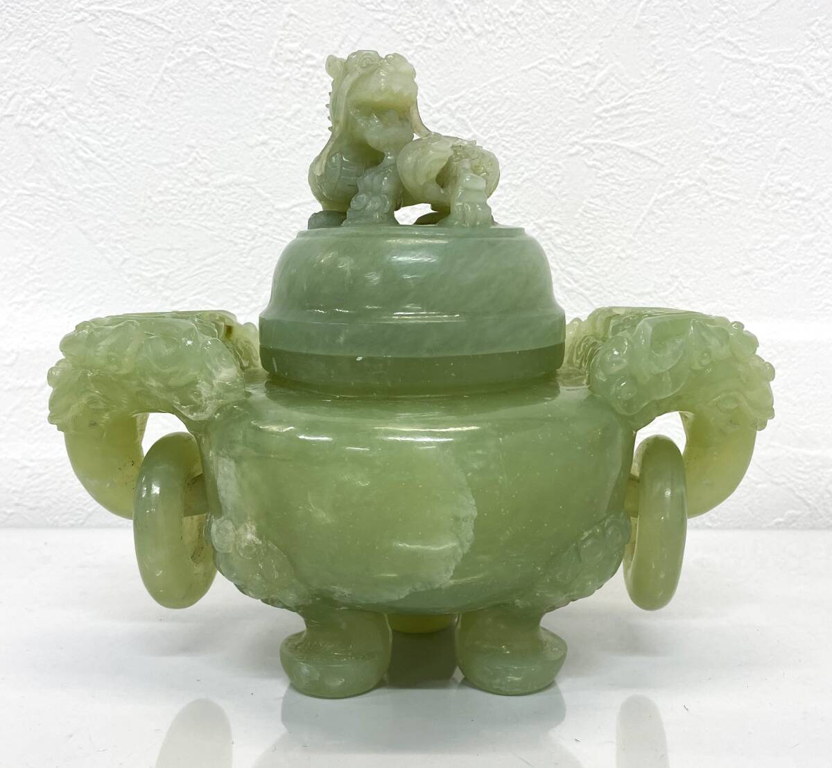 中国美術 香炉 龍蓋 緑石 彫刻 工芸品 仏教美術 置物 保管品 現状品 C605(その他)｜売買されたオークション情報、yahooの商品情報をアーカイブ公開 - オークファン（aucfan.com）