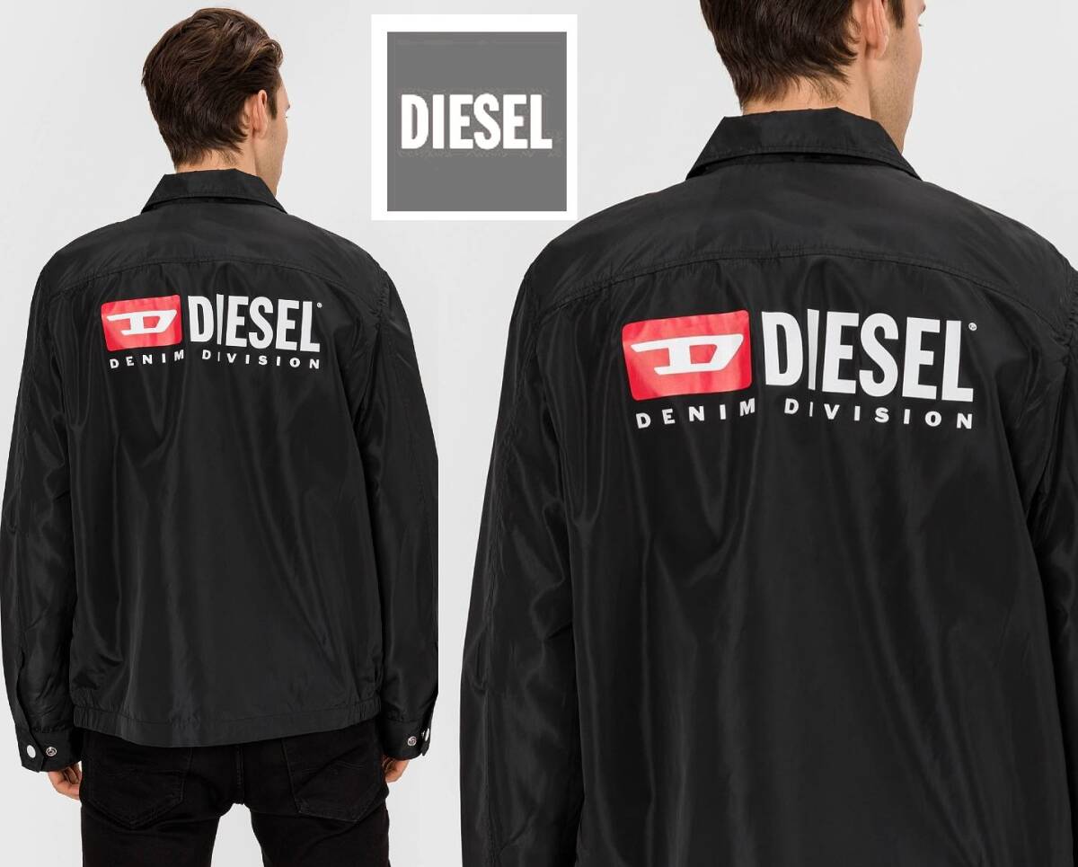 L〜XL程 春に最適 DIESEL ディーゼル ロゴ Dマークコーチジャケット ナイロンジャケット 黒 パーカー 即納 55dsl y2k 1055(ジャンパー、ブルゾン)｜売買された ...
