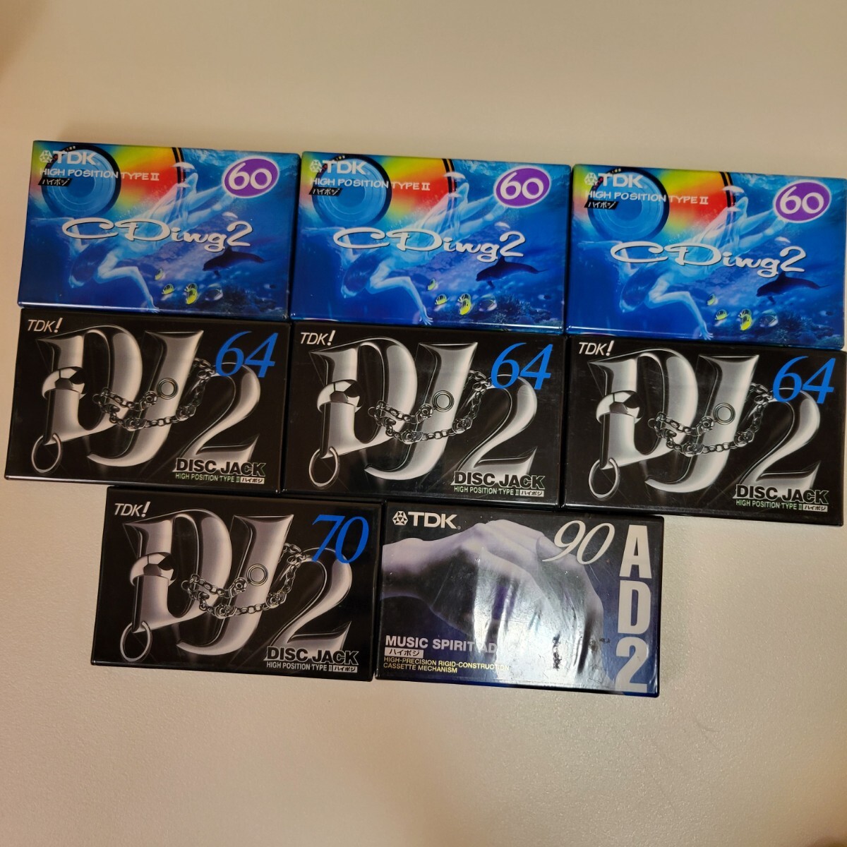 Yahoo!オークション - TDK ハイポジション カセットテープ AD2 DJ2 CDi...