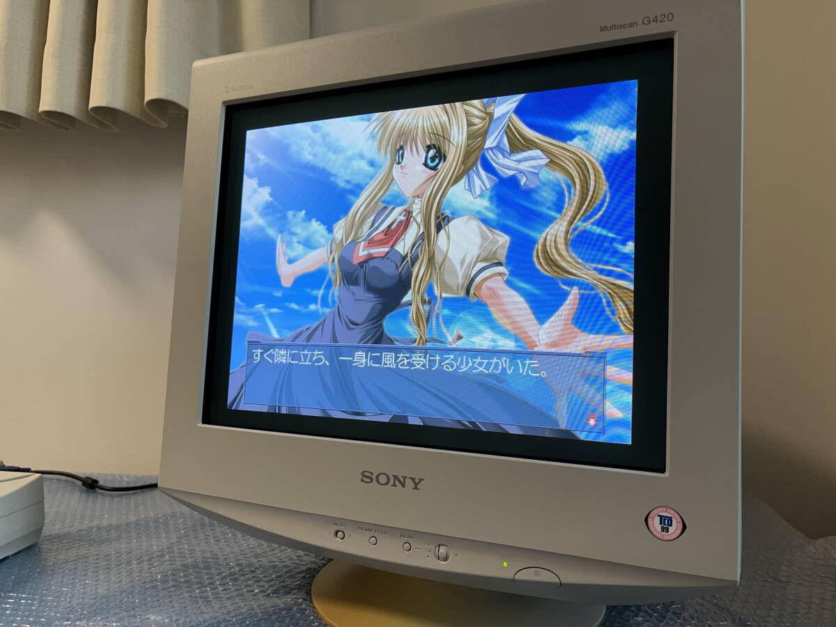 Yahoo!オークション - 動作品 Sony「CPD-G420」オペレーションタイム 2...