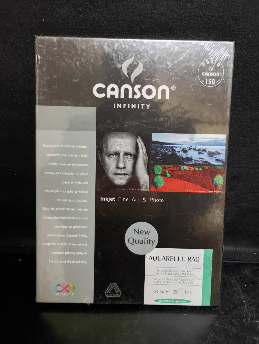 Yahoo!オークション - あ72 CANSON infinity AQUAEWLLE RAG 310g/m A4 ...