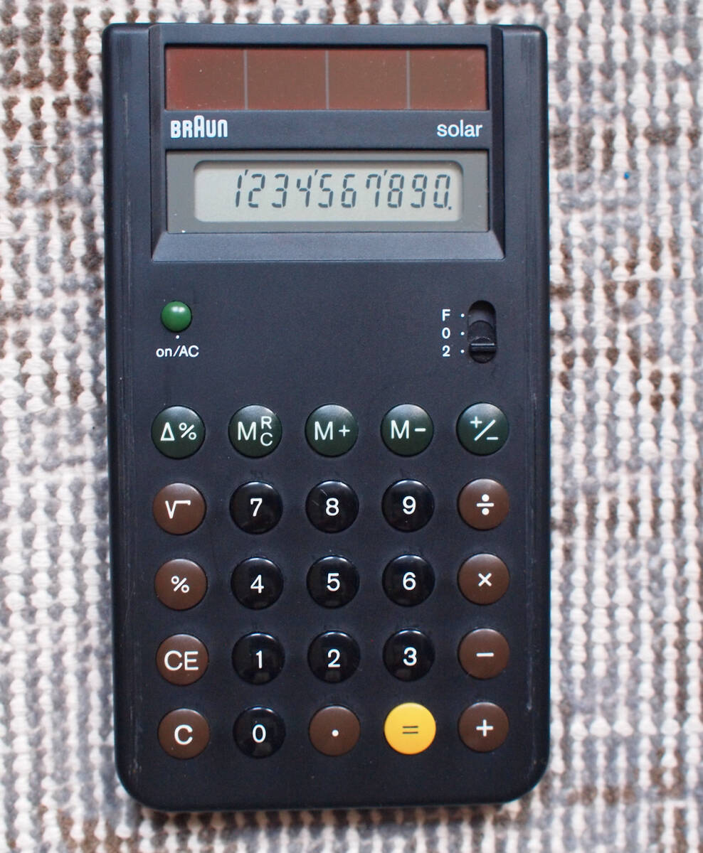 Yahoo!オークション - ブラウン 電卓 Braun 4777 Dieter Rams Dietrich...