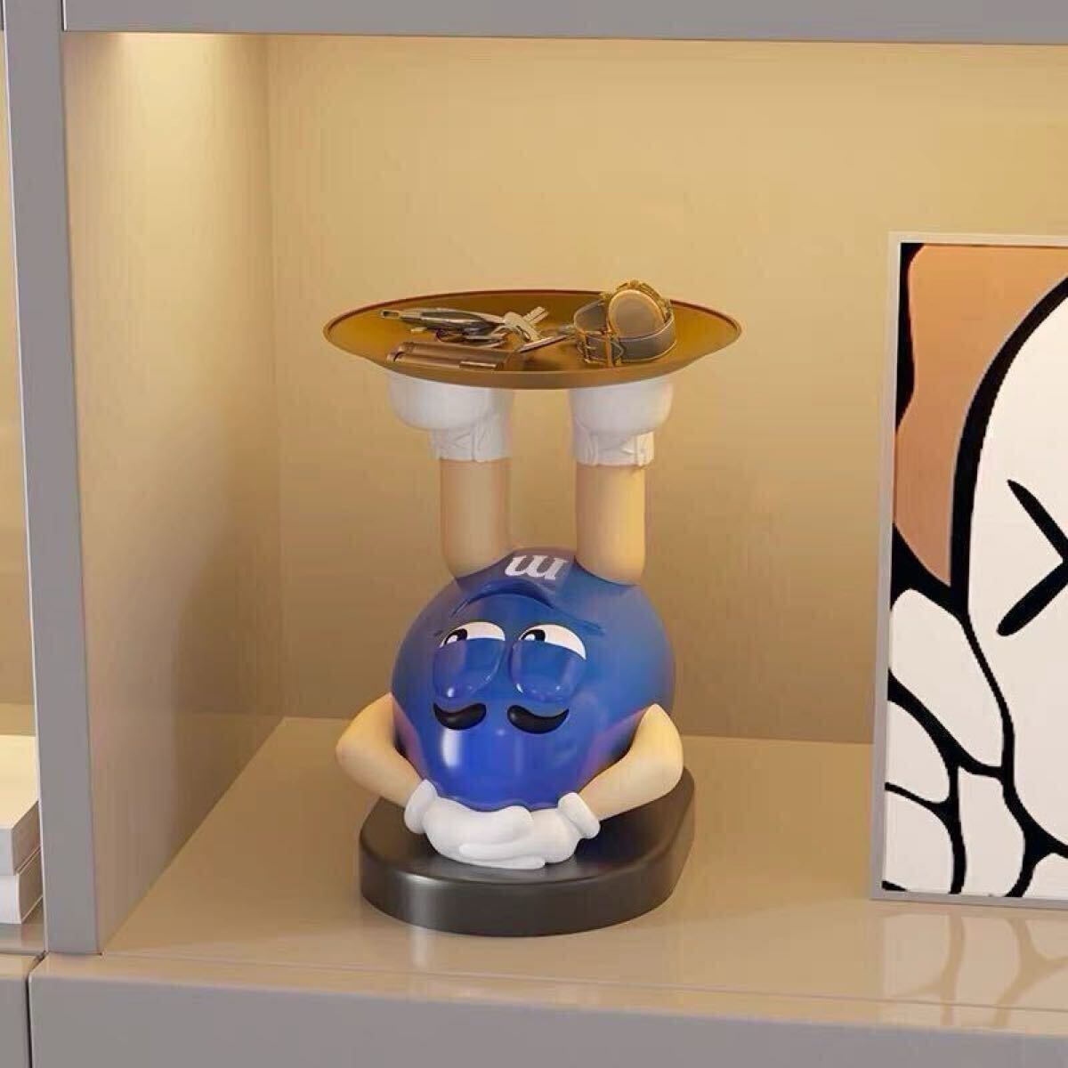 大人気☆m&m's 青色 ディスペンサー フィギュア 置物 新品 爆 大人気☆m&m's 青色 ディスペンサー フィギュア 置物 新品 爆