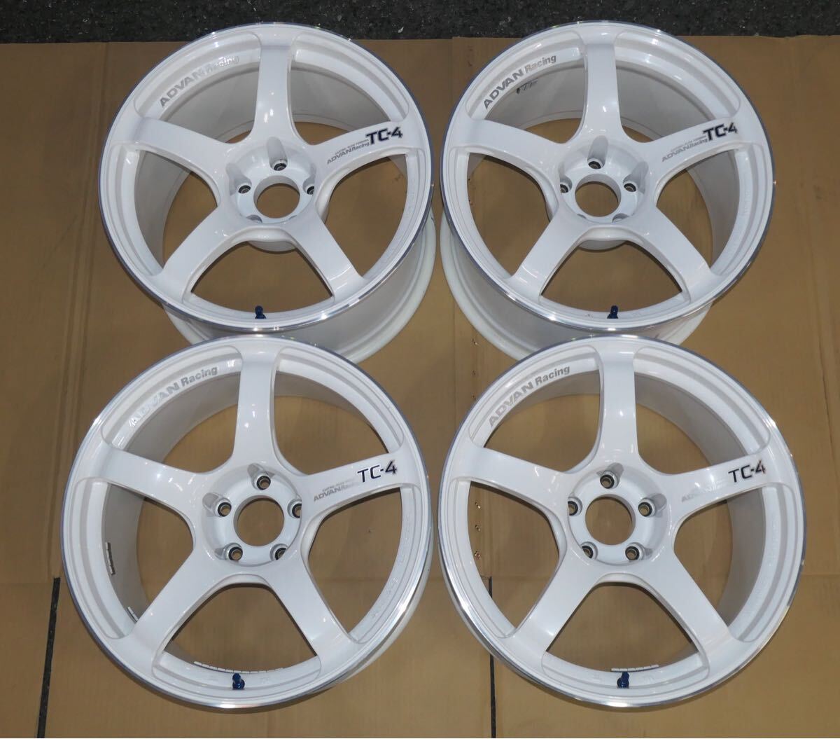 Yahoo!オークション - 美品アドバンレーシングTC4 18×11J+15 PCD114.3...