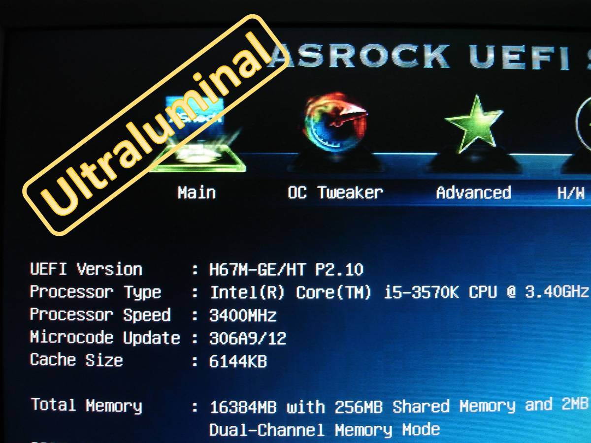 Yahoo!オークション - 【ASRock】 H67M-GE/HT用 UEFI BIOS ROM IC (H67...