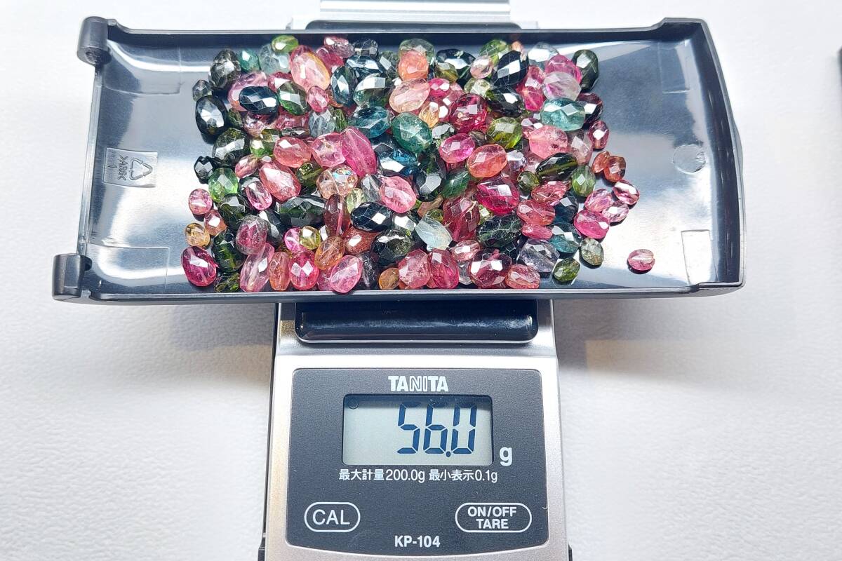 Yahoo!オークション - トルマリン ビーズ まとめ 総56g 総280ct ハンド...