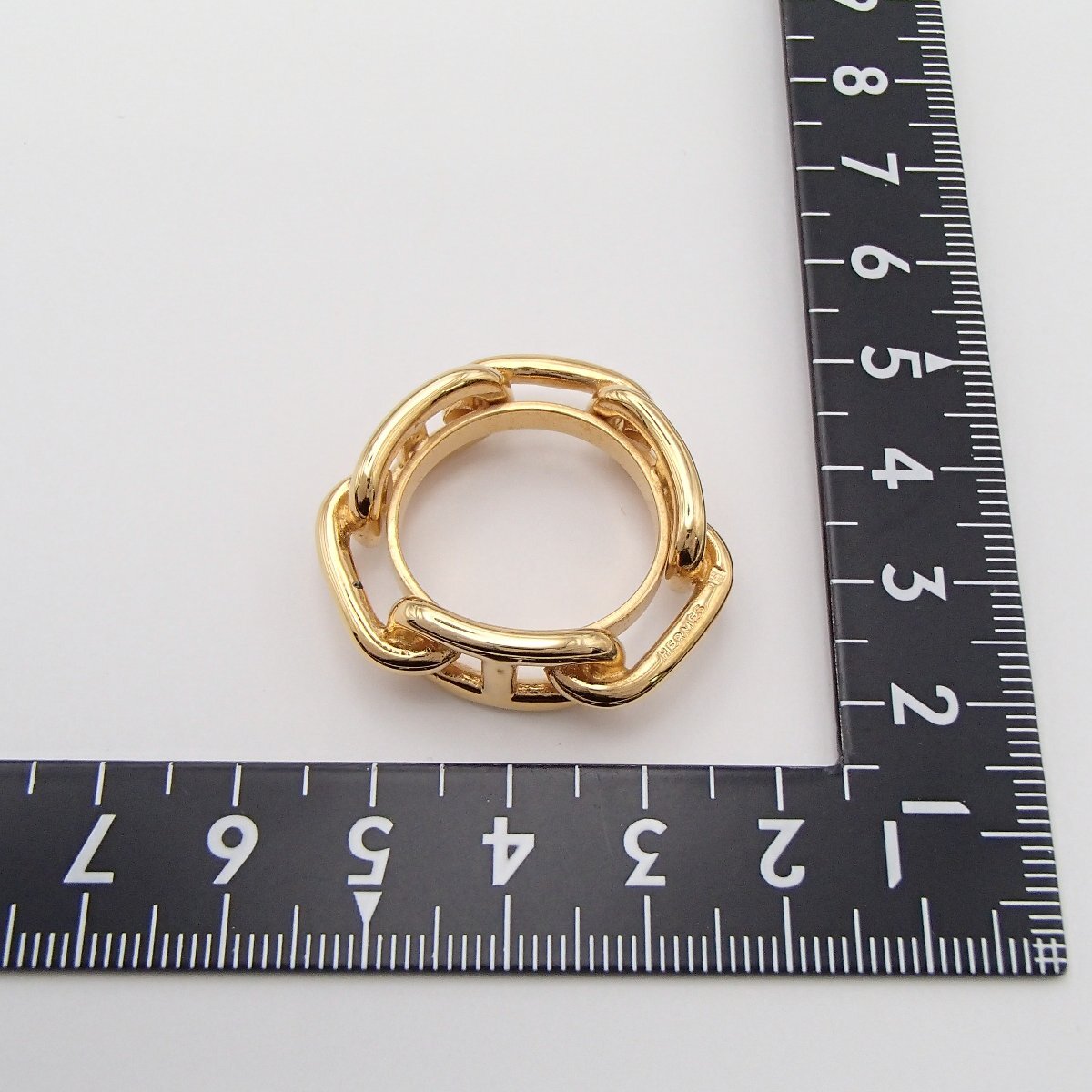 ☆HERMES エルメス スカーフリング/ 約11.3g/アクセサリー 箱 ☆HERMES エルメス スカーフリング/ 約11.3g/アクセサリー 箱