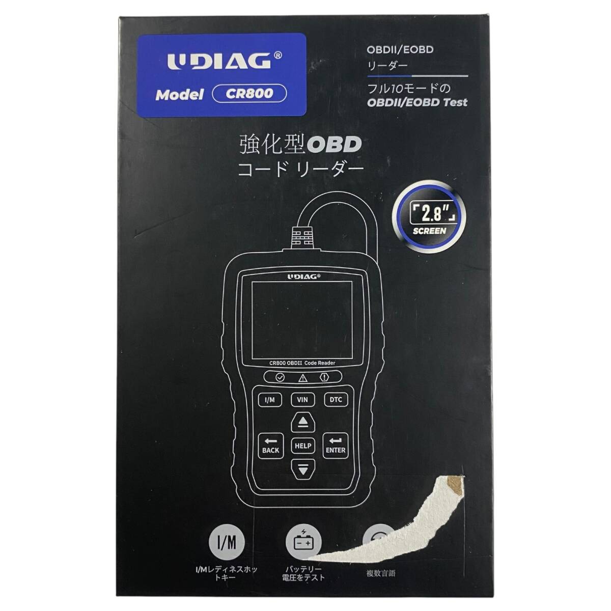 Yahoo!オークション - UDIAG CR800 診断機 OBD2スキャナー 故障診断機 ...