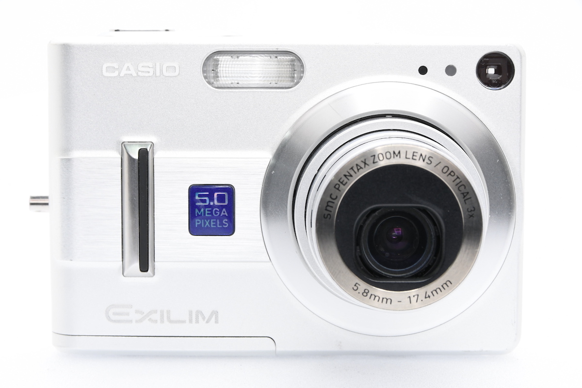 Yahoo!オークション - CASIO EXLIM EX-Z55 / 5.8-17.4mm シルバー カシ...
