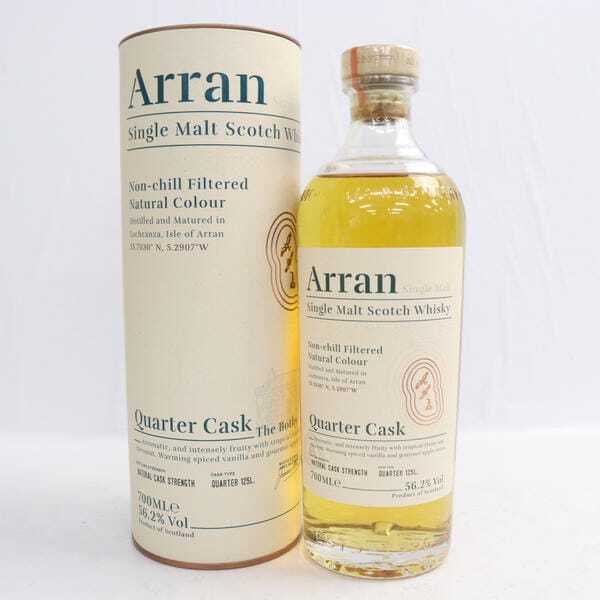 Yahoo!オークション - Arran（アラン）クオーターカスク 56.2％ 700ml ...