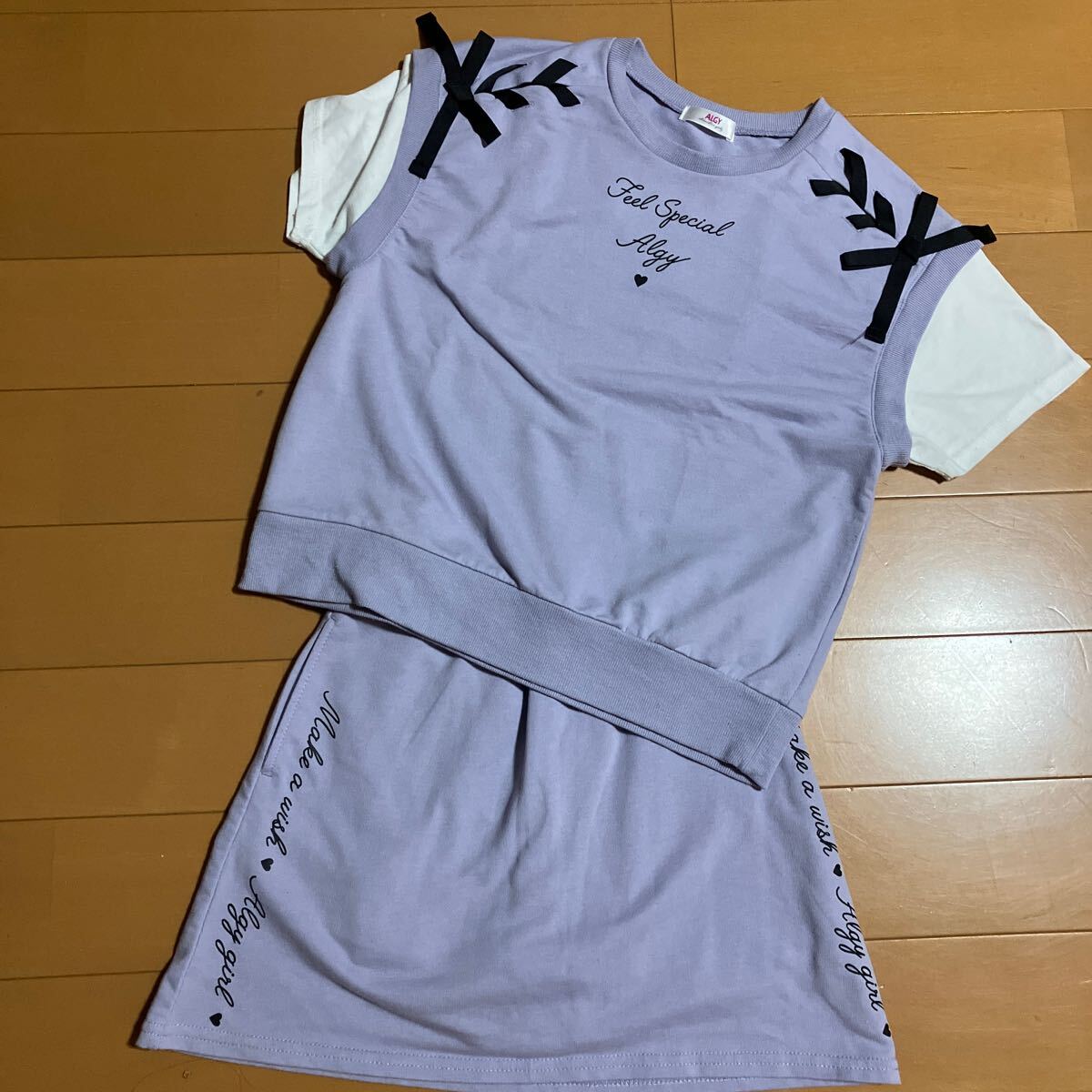 Yahoo!オークション - ALGY アルジー 140 セットアップ 薄トレーナ...