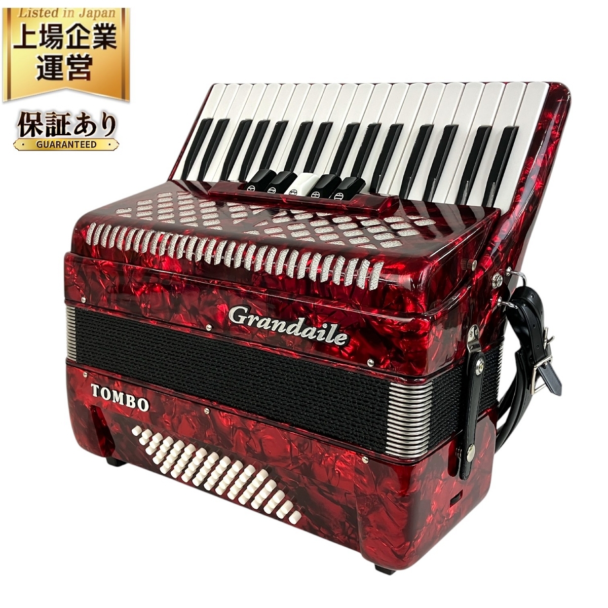 Yahoo!オークション - TOMBO Grandaile GT-60B-5 アコーディオン ケー...