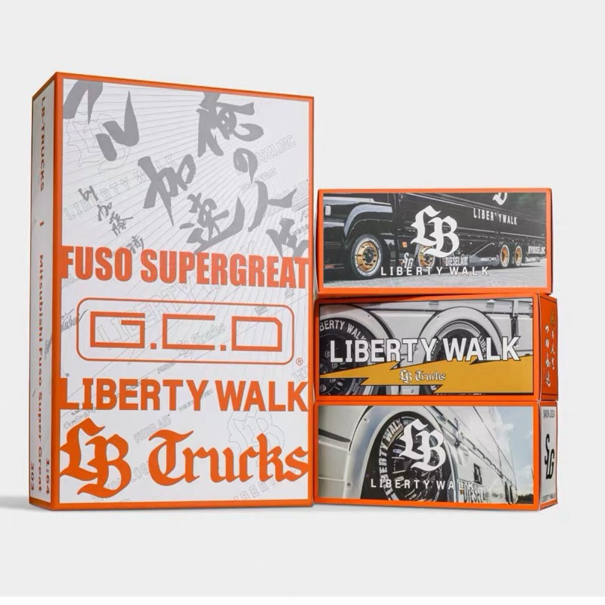 Yahoo!オークション - 1/64 GCD Mitsubishi 三菱 fuso super great LBW...