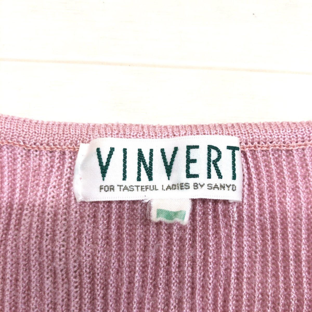 Yahoo!オークション - VINVERT バンベール プリーツ ニット セーター 9...