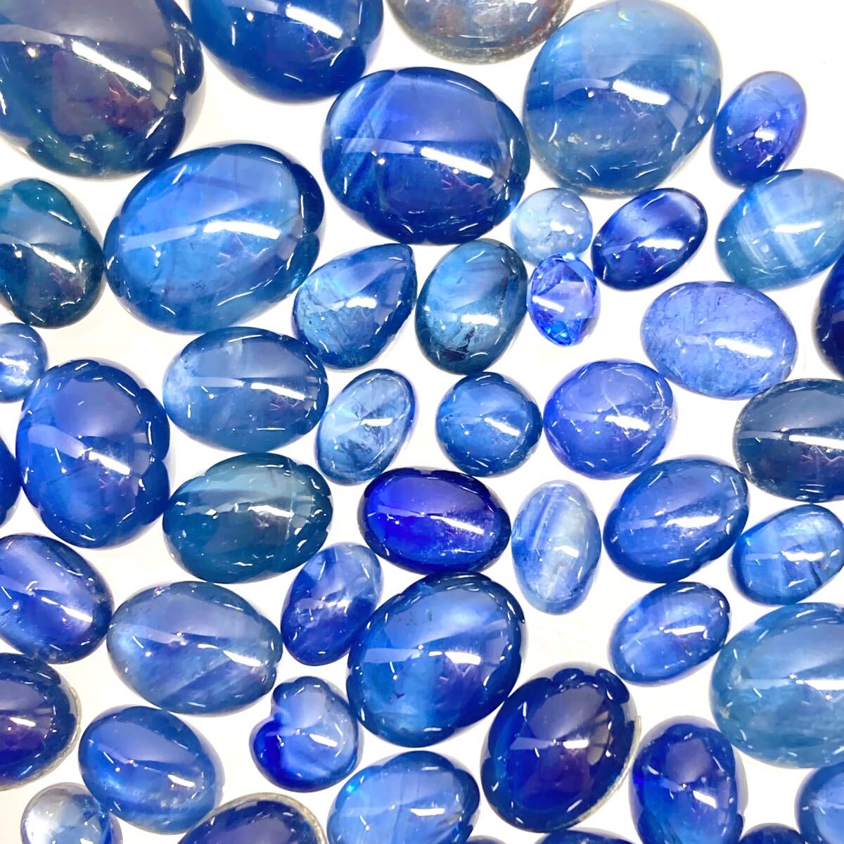 Yahoo!オークション - 1円〜 〔天然サファイアおまとめ109.5ct〕m 約21...