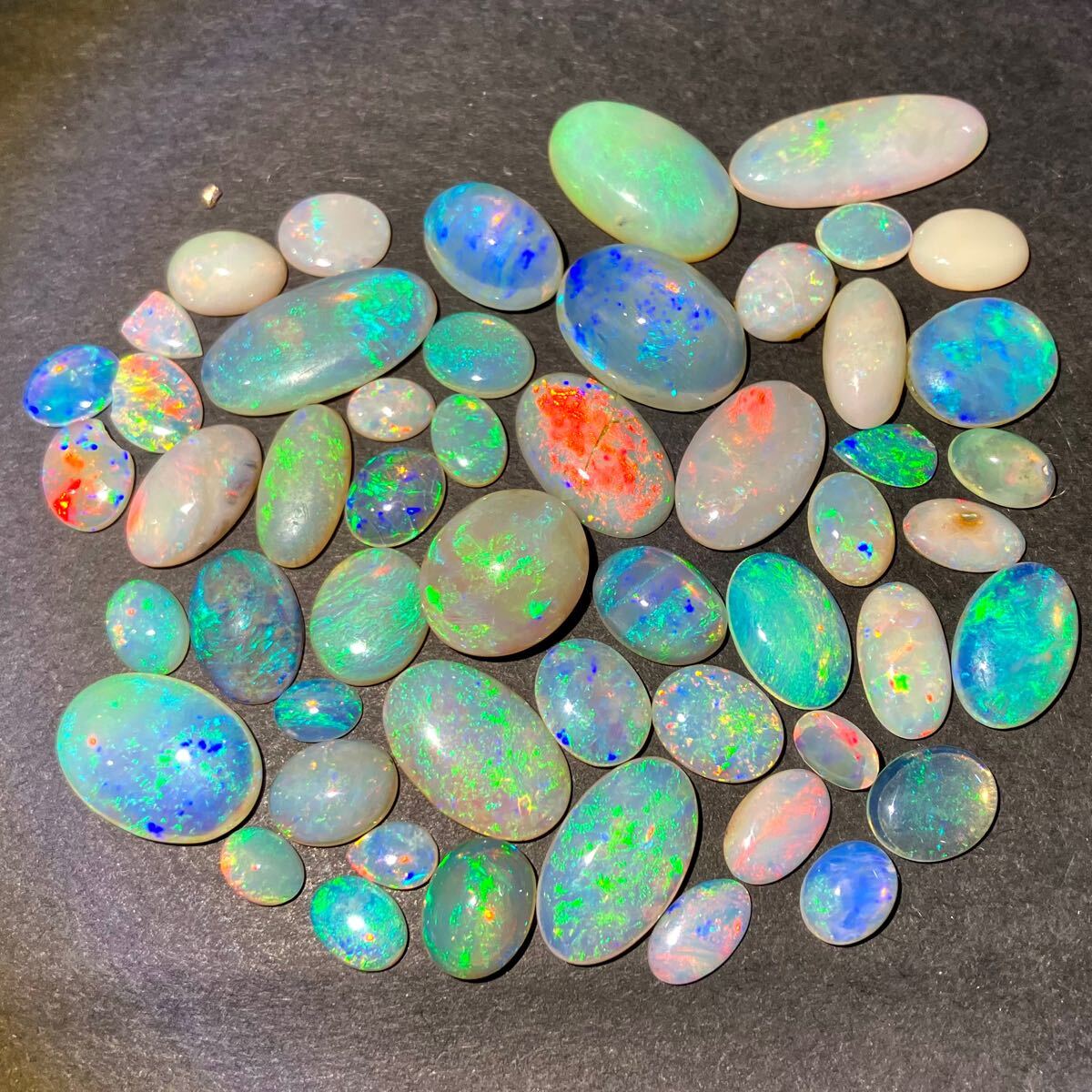 Yahoo!オークション - 1円〜 遊色効果 天然オパールおまとめ99.5ct m ...