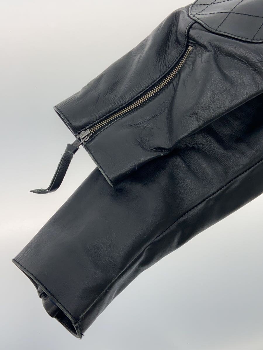 Yahoo!オークション - Haruf レザージャケット・ブルゾン/LL/牛革/BLK