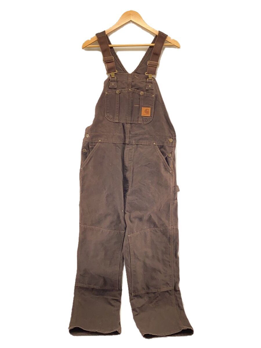 Yahoo!オークション - Carhartt オーバーオール/36/コットン/BRW/R06 D...