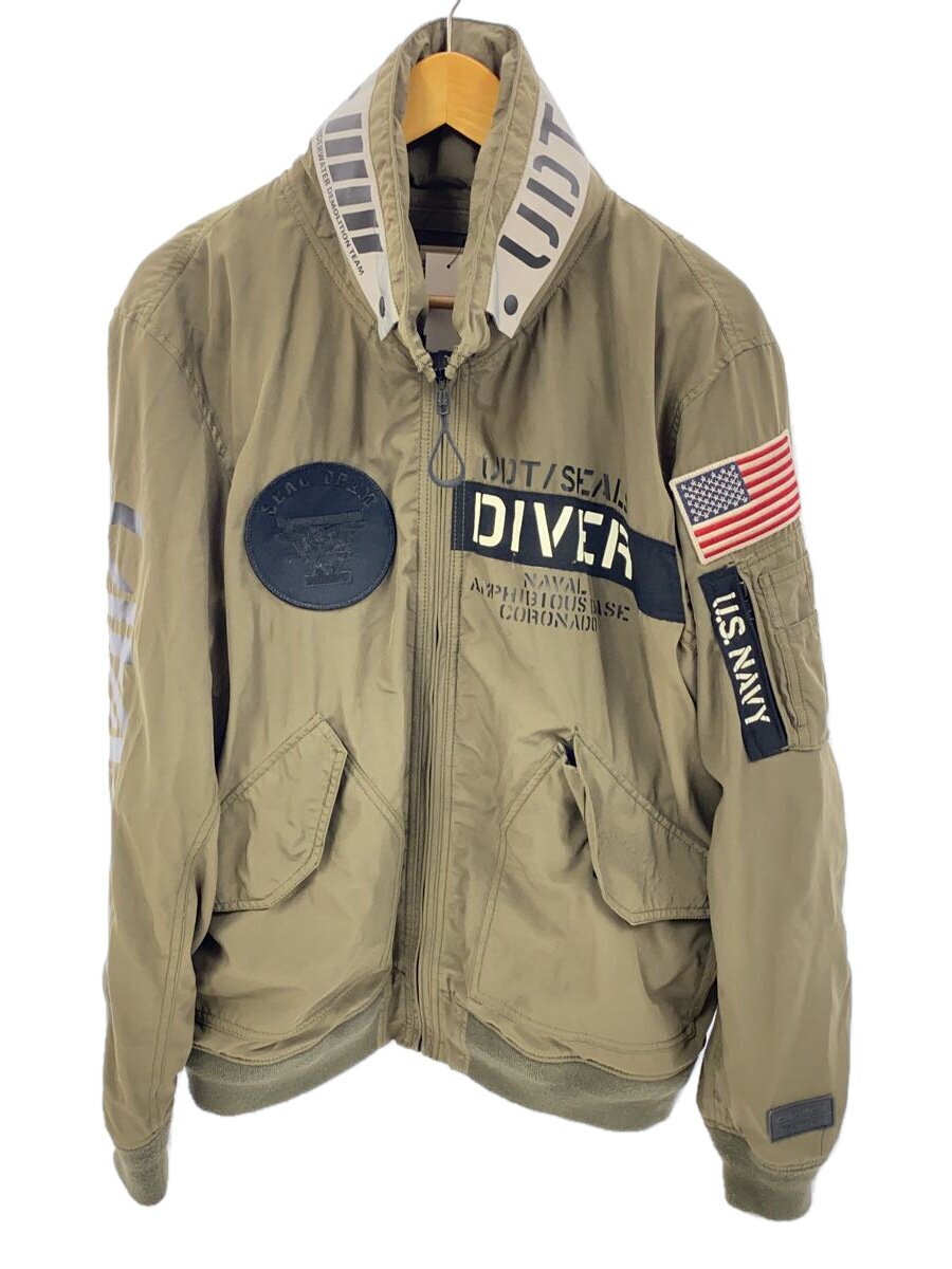 Yahoo!オークション - AVIREX ナイロンジャケット/XL/ナイロン/KHK/619...