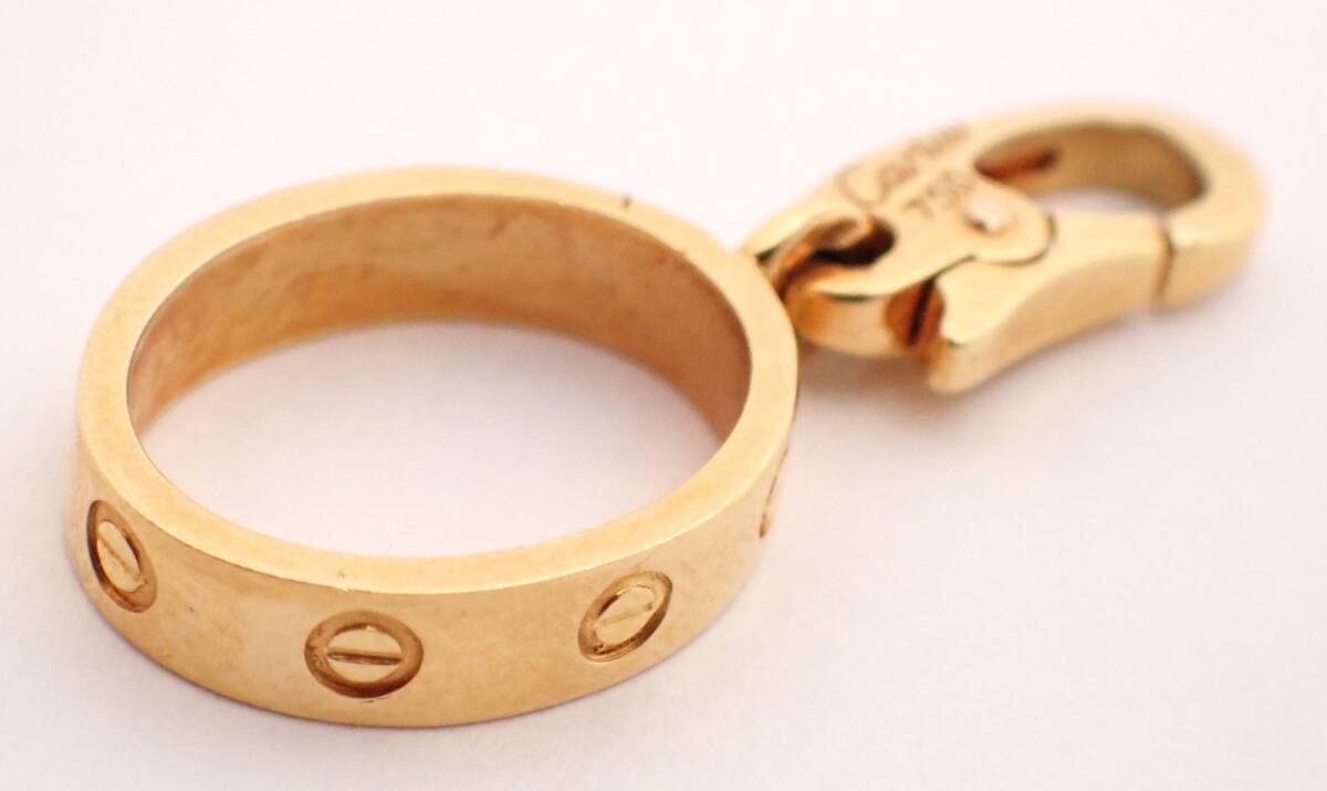 美品 Cartier(カルティエ) ラブチャーム K18YG Au750 2.4g 美品 Cartier(カルティエ) ラブチャーム K18YG Au750 2.4g