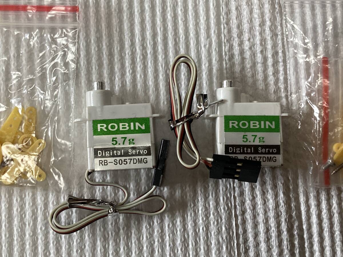 Yahoo!オークション - マイクロ メタル デジタル サーボ ROBIN RB-S057...
