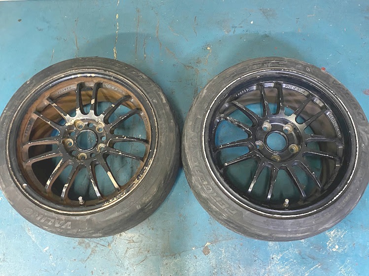 Yahoo!オークション - 訳有 RAYS鍛造 RE30 17X9J +60+63 5穴PCD114.3 2...