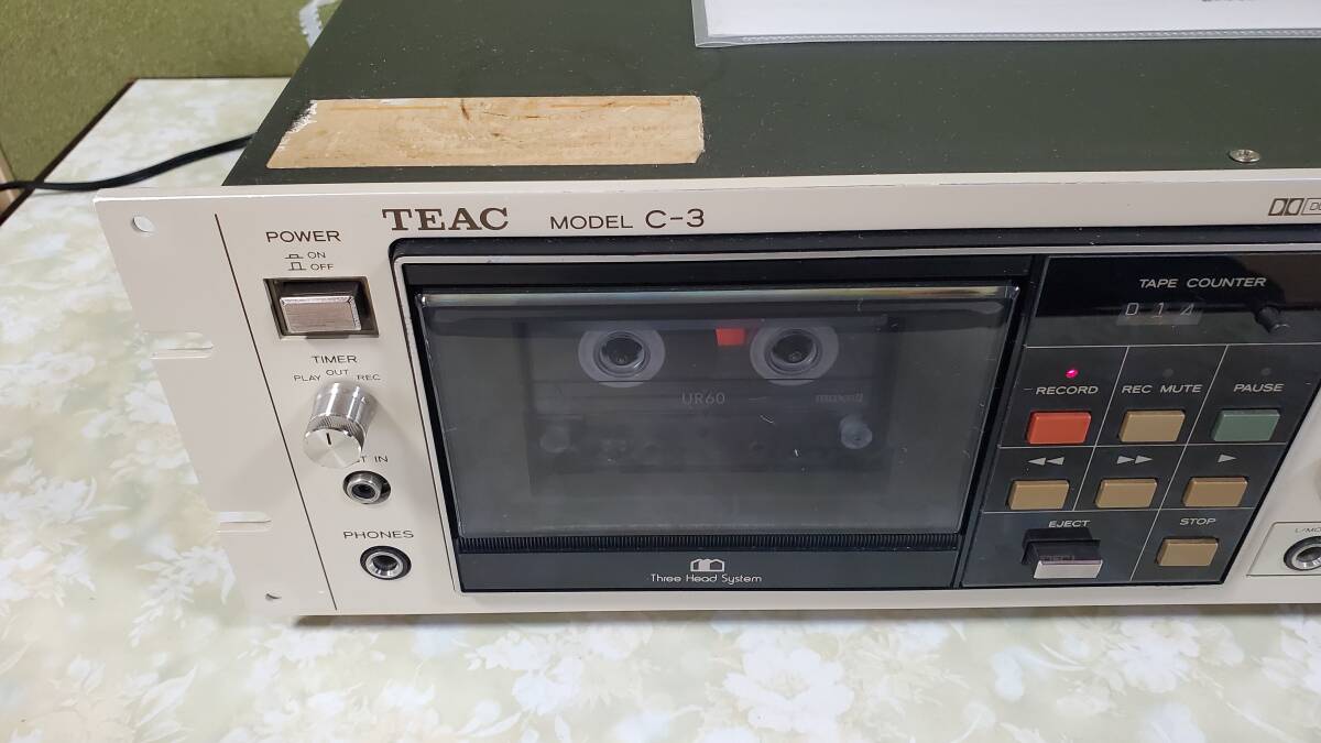Yahoo!オークション - 完動・美品 TEAC C-3 ティアック カセットデッキ...