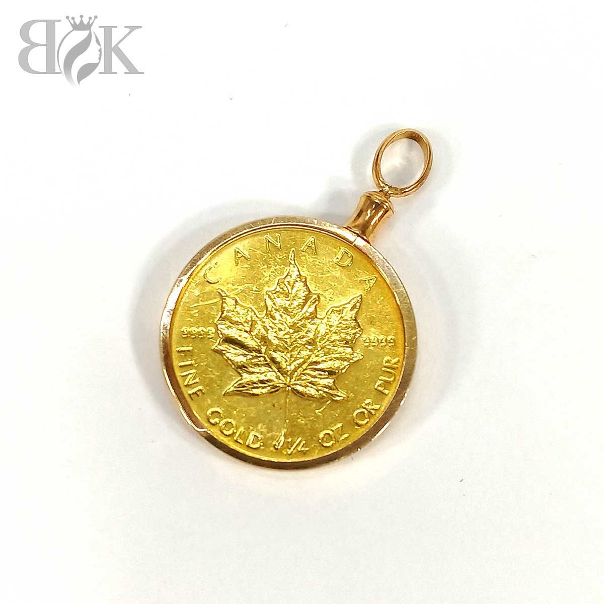 K18/K24 純金 メイプルコイン 1/4oz ペンダント トップ 総重量約8.7g 999.9 ゴールド アクセサリー 超音波洗浄済み(イエローゴールド)｜売買されたオークション情報 ...