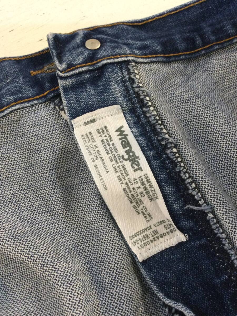Yahoo!オークション - Wrangler ラングラー デニムパンツ ジーンズ W42...