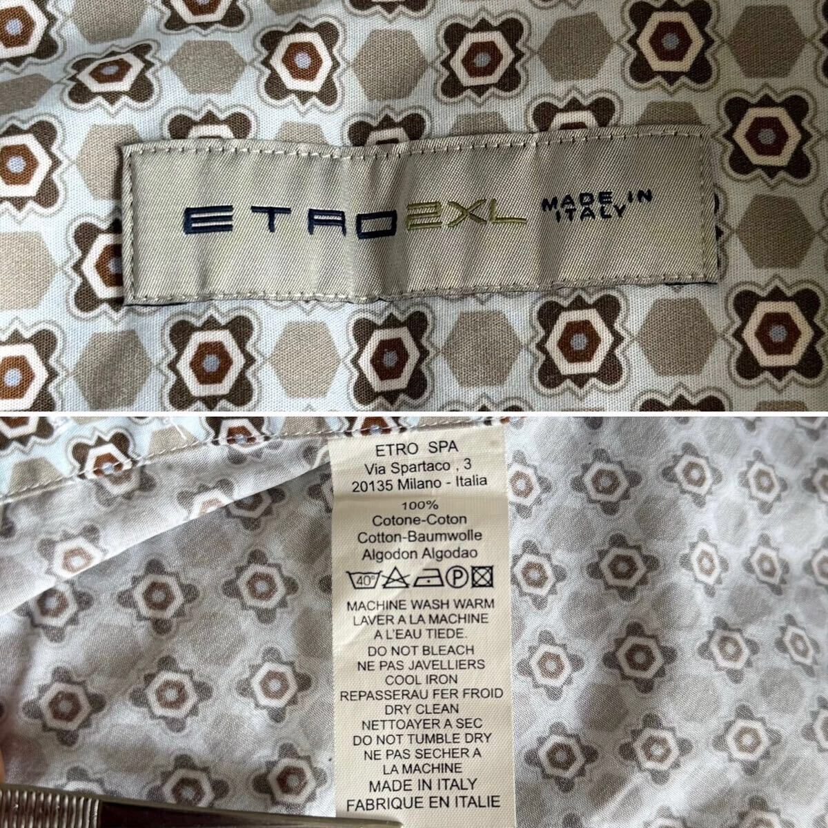 Yahoo!オークション - 極美品/2XLサイズ 定価7万 ETRO エトロ 『爽やか...