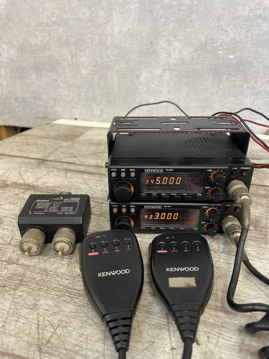 Yahoo!オークション - KENWOOD TM-231 TM-431 Maldol HS-790D