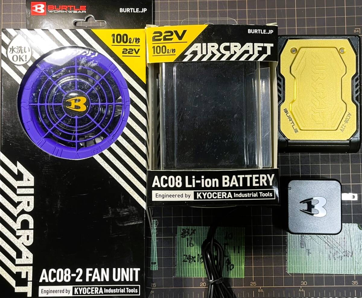 Yahoo!オークション - 2024年バートル BURTLE AC08+AC08-2 エアークラ...