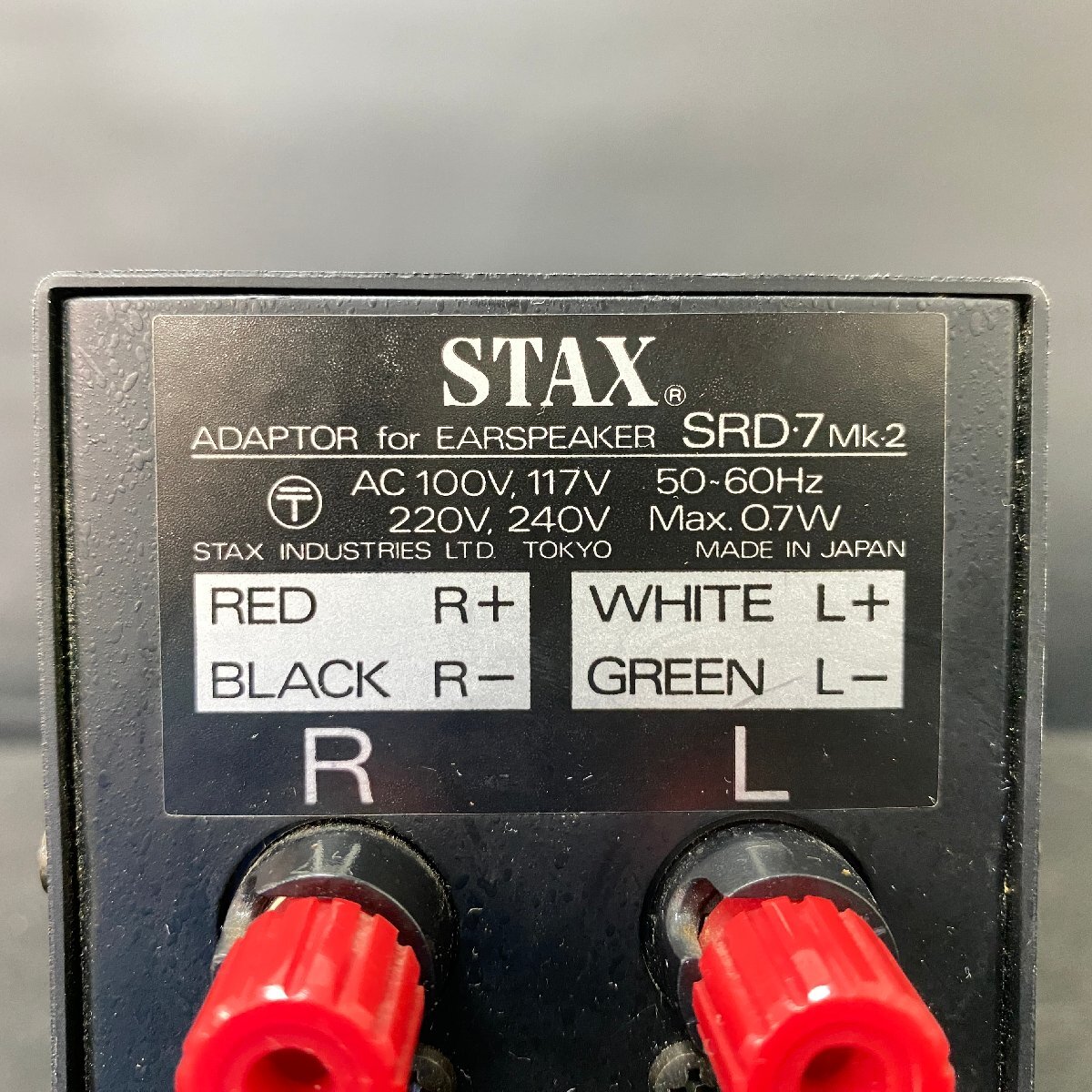 Yahoo!オークション - 【 G 】4983 STAX SRD-7 Mk-2 コンデンサー型ヘ...