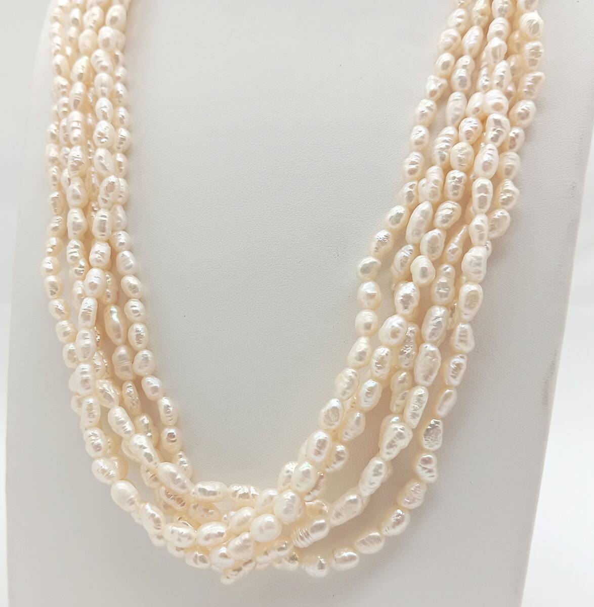 アクセサリー 6連淡水パールネックレス 約97g 淡水 ケシ パール 真珠 GSilver刻印 レディース 服装小物 品 保管品 MN(淡水真珠)｜売買されたオークション情報、yahooの商品 ...
