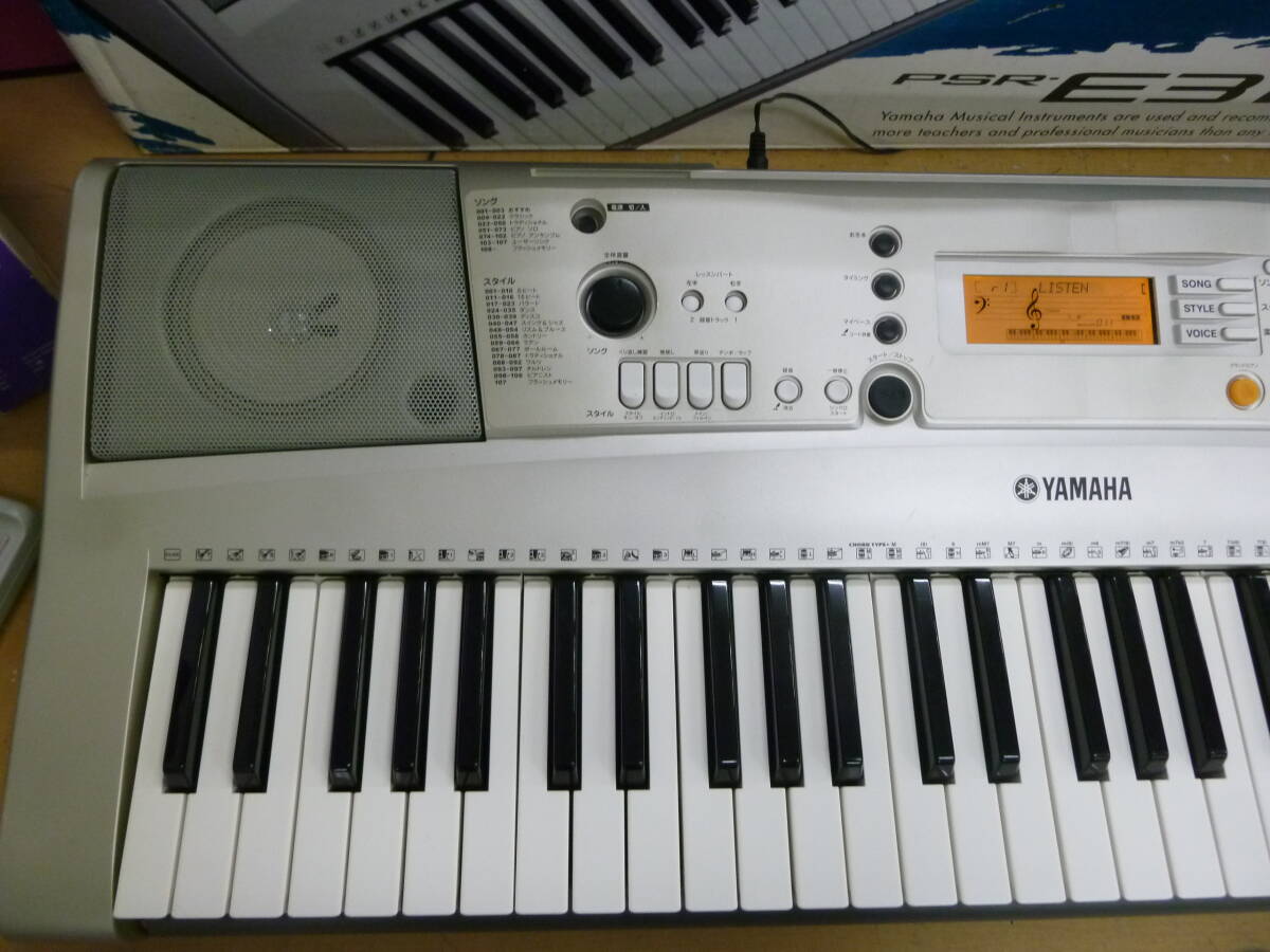 Yahoo!オークション - 中古 YAMAHA 電子キーボード PSR-E313【T-246】...