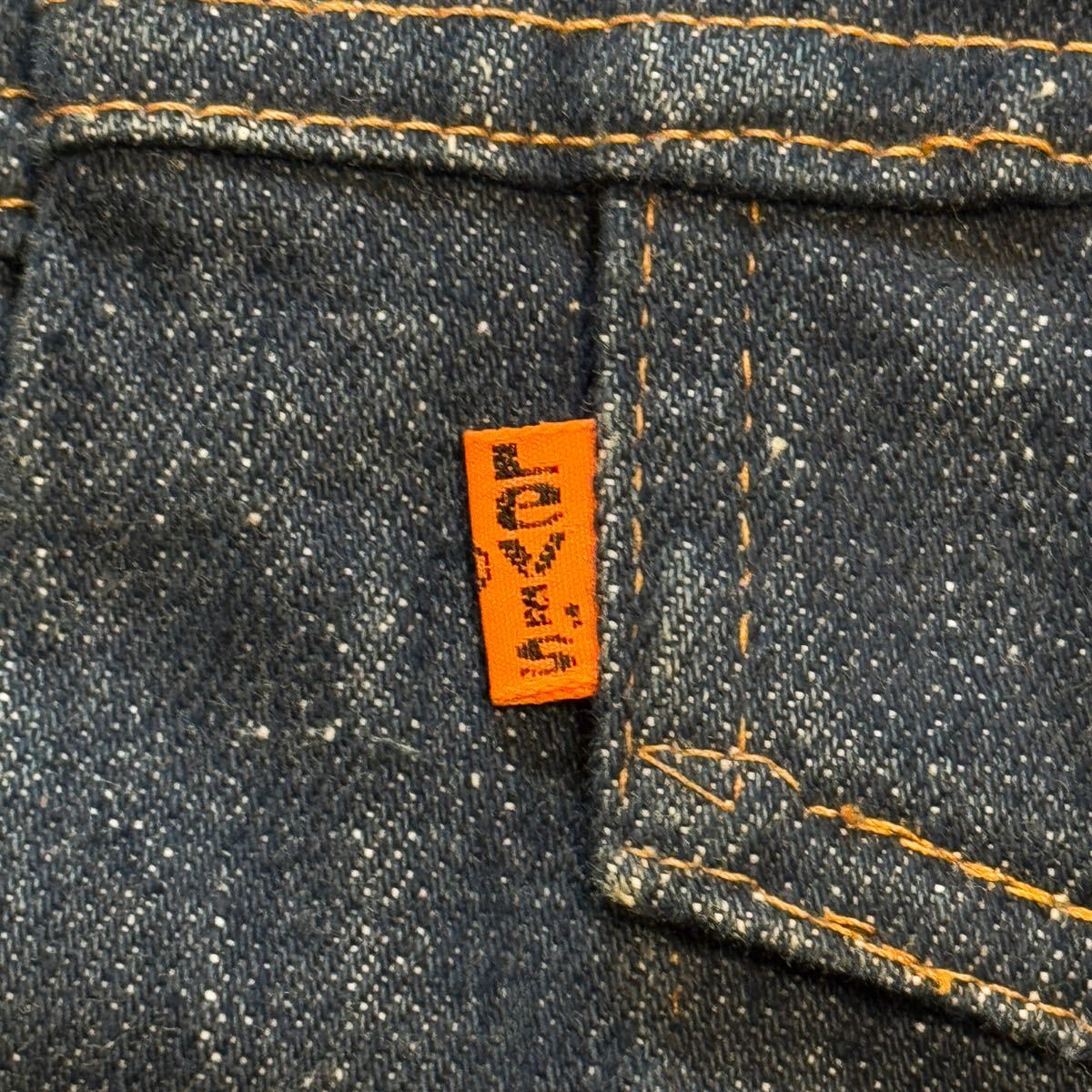 超レア LEVIS デニムジャケット 70s 70705-0317 USA オレンジ 超レア LEVIS デニムジャケット 70s 70705-0317 USA オレンジ