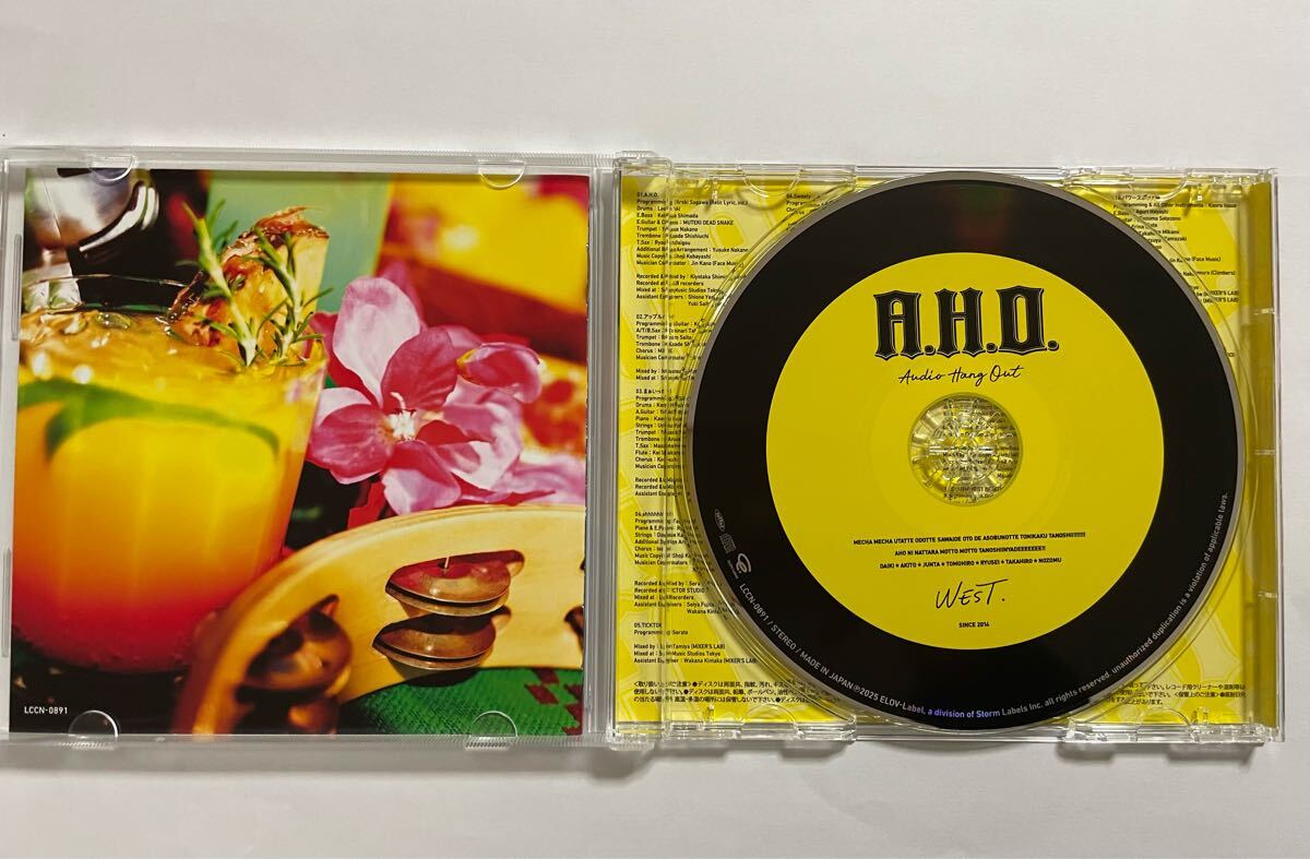 Yahoo!オークション - WEST. A.H.O. 通常盤 ステッカー アルバム CD ブ...