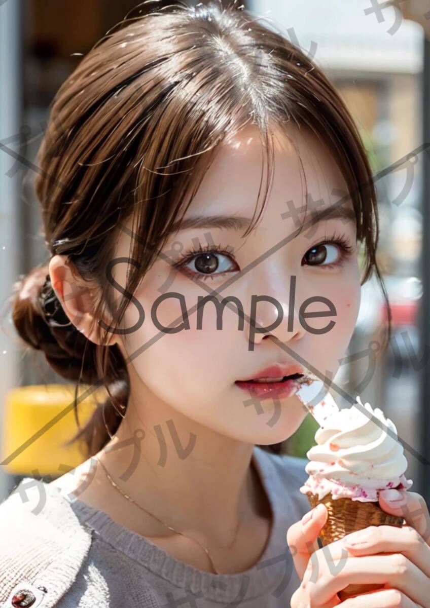 Yahoo!オークション - 【一点物・高画質A4ポスター】AI美女 写真 アー...