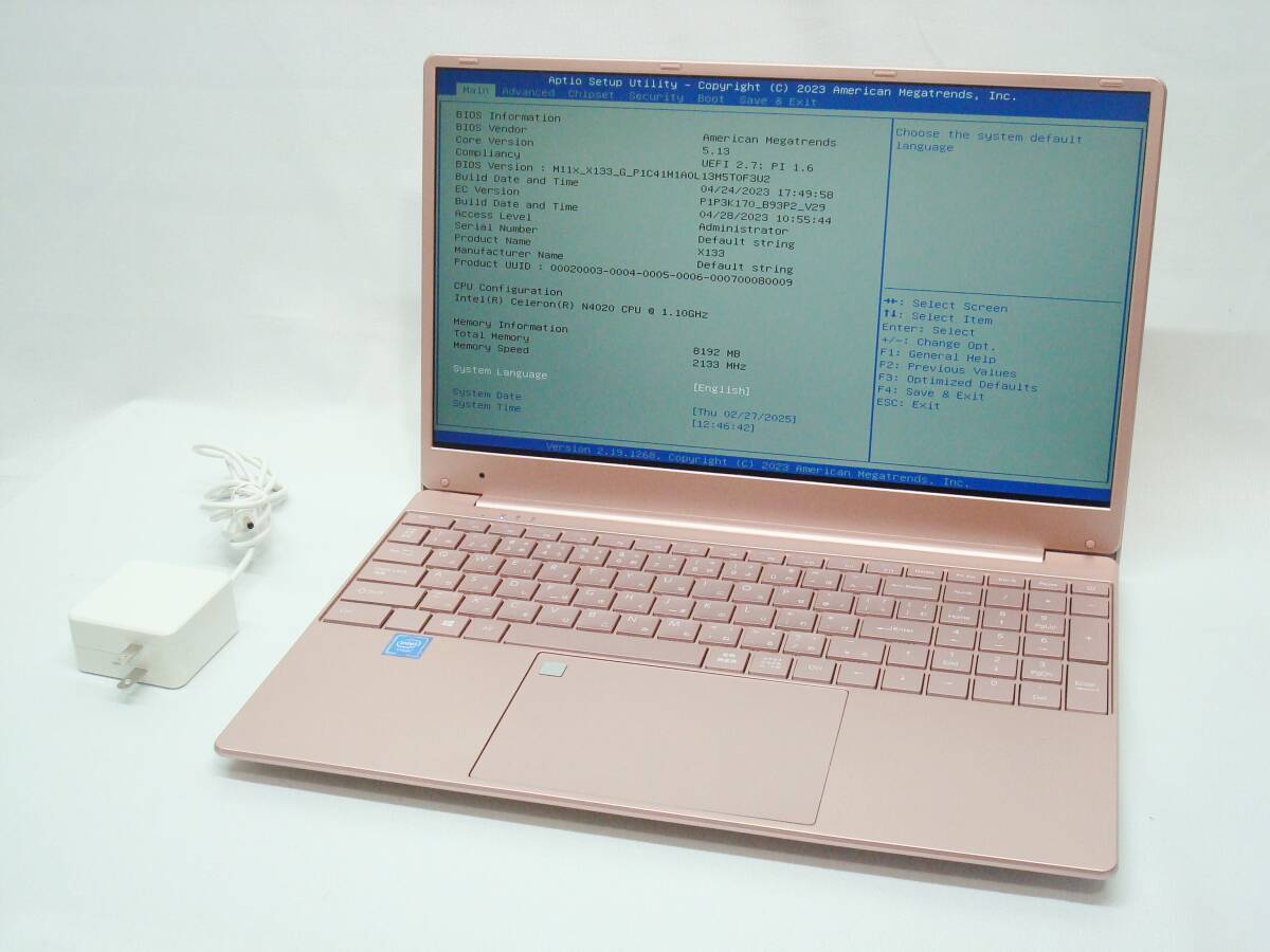 Yahoo!オークション - X133 N4020 メモリ8GB 15.6インチ FHD IPS スト...