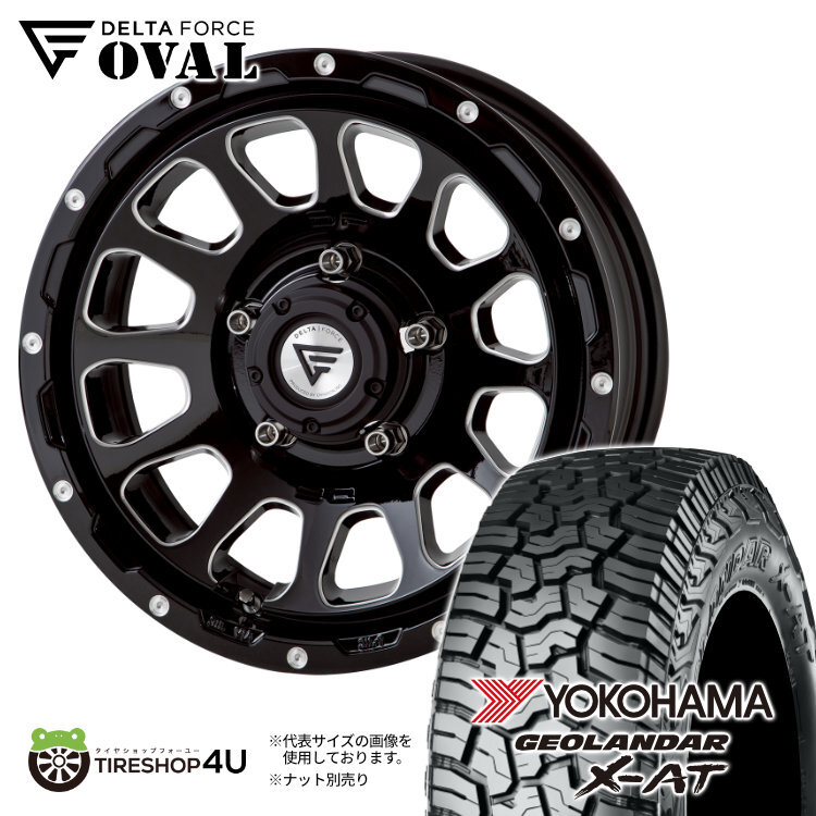 Yahoo!オークション - 4本セット デルタフォースオーバル OVAL 16x6.0J...