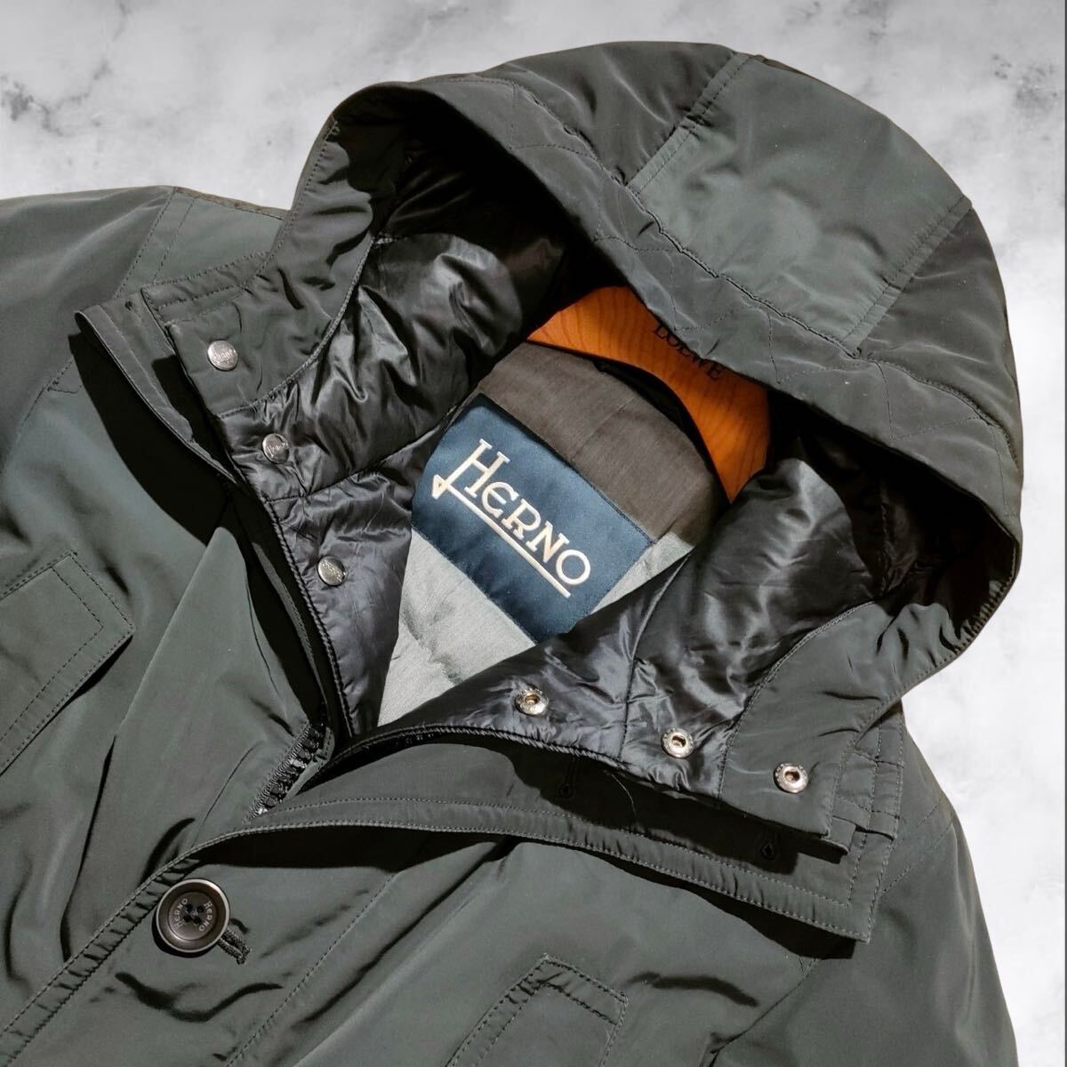 Yahoo!オークション - 定価20万 超弩級L相当 【HERNO ヘルノ】最高傑作...