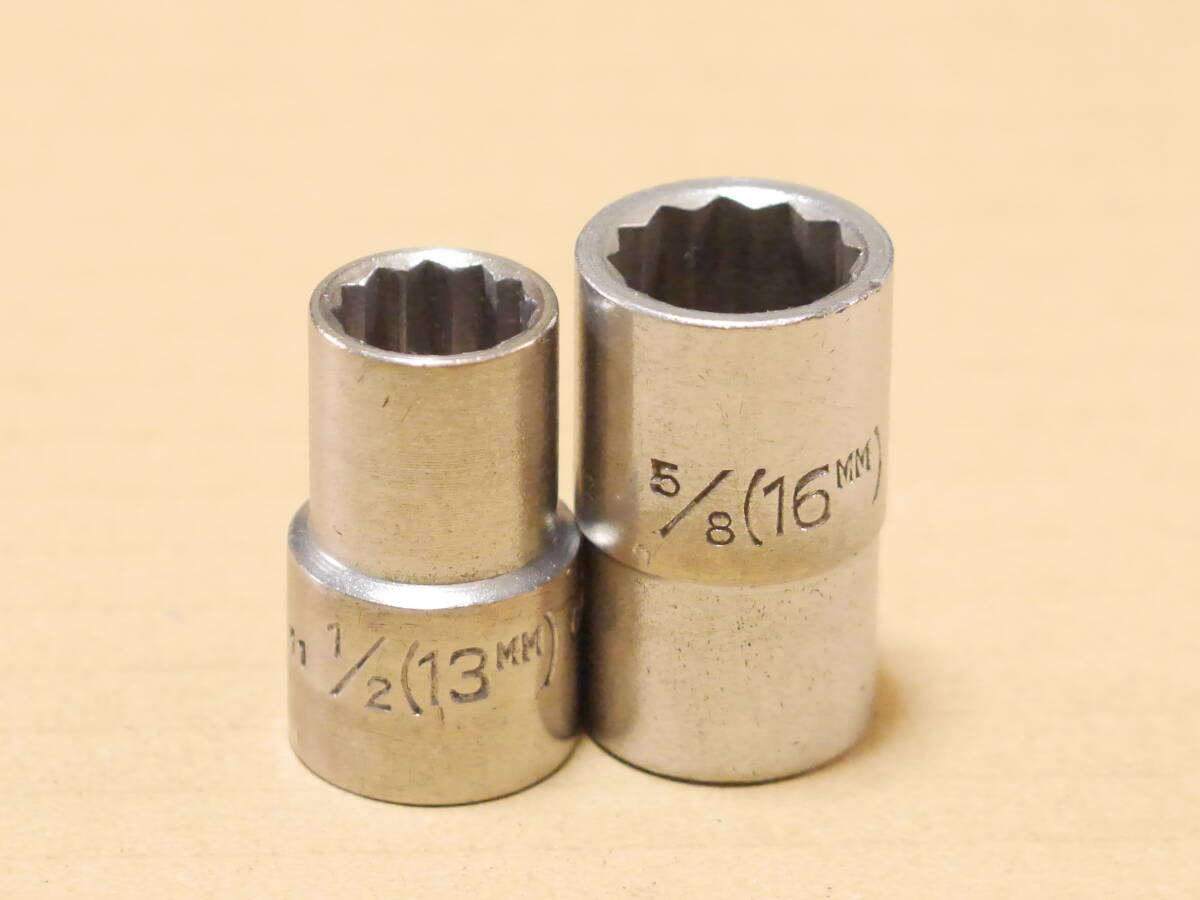 Yahoo!オークション - KTC 13 16 mm 1/2 5/8 インチ 差込角 12.7 mm 12...