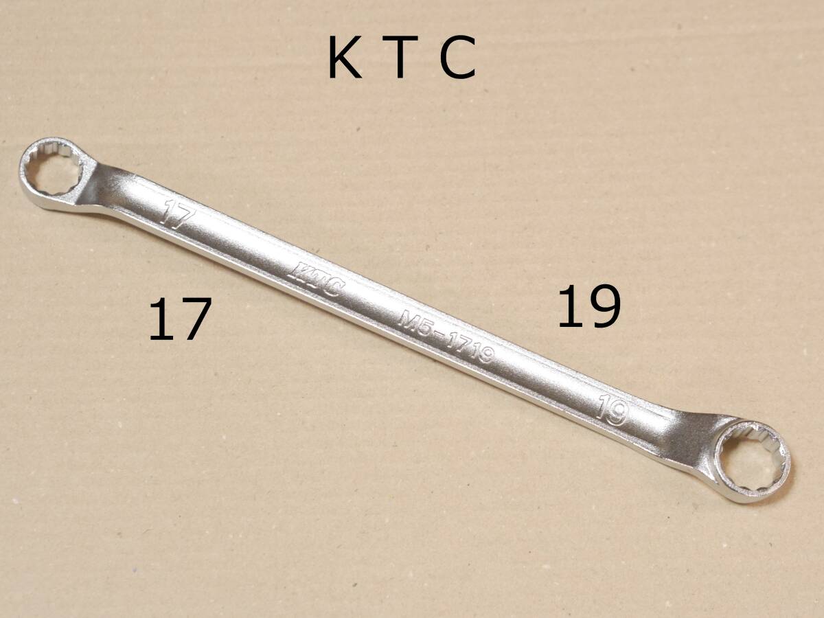 Yahoo!オークション - KTC 17 19 mm メガネ レンチ M5-1719 検) M25-17...