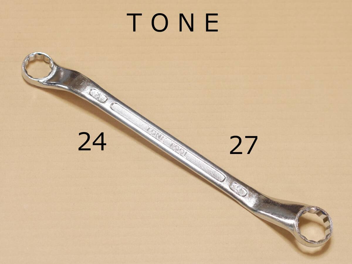 TONE 24 27 mm メガネ レンチ M45-2427 JIS マーク 検 トネ M44-2427 KTC M5-2427 M25-24X27(めがねレンチ)｜売買されたオークション情報 ...