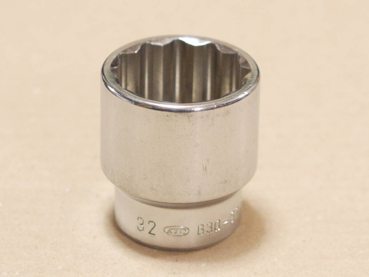 Yahoo!オークション - KTC 32 mm 差込角 12.7 mm 1/2 inch 12角 ソケッ...