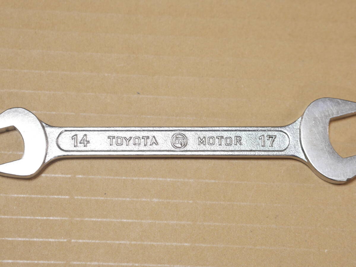 Yahoo!オークション - TOYOTA 純正 14 17 mm 両口 スパナ トヨタ 旧ロ...