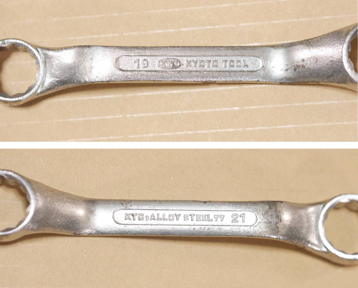 Yahoo!オークション - KTC 19 21 mm ショート メガネ レンチ 旧ロゴ 検...