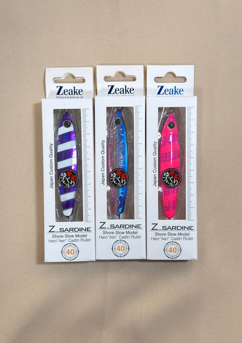 Yahoo!オークション - ジーク Z-サーディン 40g 3個セット 未使用新品