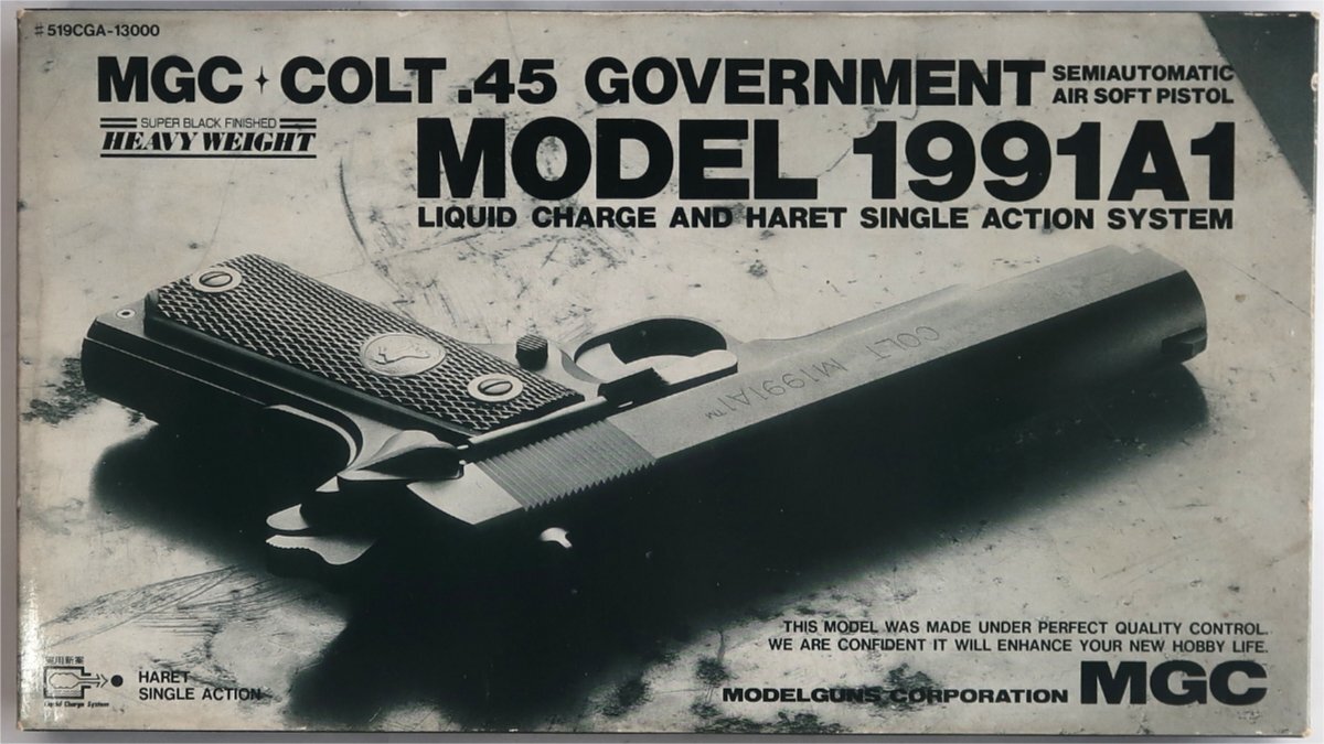 MGC COLT 45 ガバメント M1991A1 固定スライド(ガスガン)｜売買されたオークション情報、yahooの商品情報をアーカイブ公開 - オークファン（aucfan.com）
